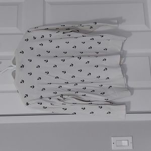 Spense Knits | Sweaters | White With Black Anchors And Gold Buttons ...